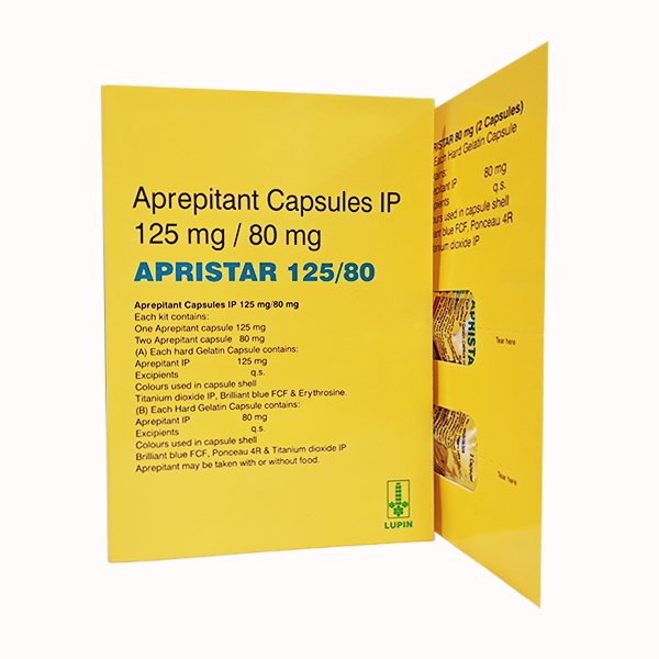 Apristar 125mg/80mg (Aprepitant) Capsule