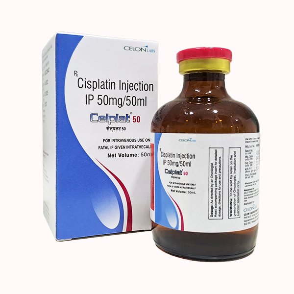 Celplat 50mg/50ml (Cisplatin) Injection