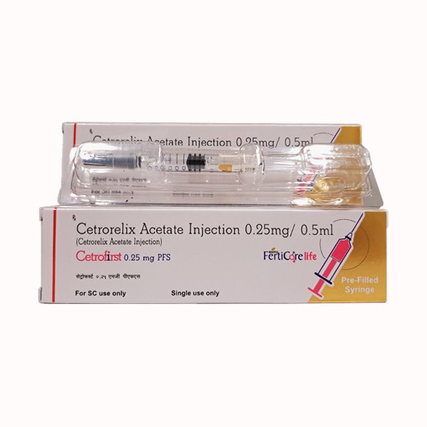 Cetrofirst 0.25mg (Cetrorelix Acetate) Injection