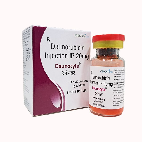 Daunocyte 20mg (Daunorubicin Hydrochloride) Injection