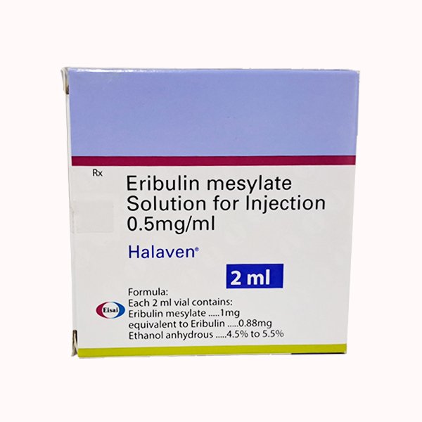 Halaven 2ml - Eribulin Mesylate Solution for Injection Halaven 2ml - Eribulin Mesylate Solution for Injection