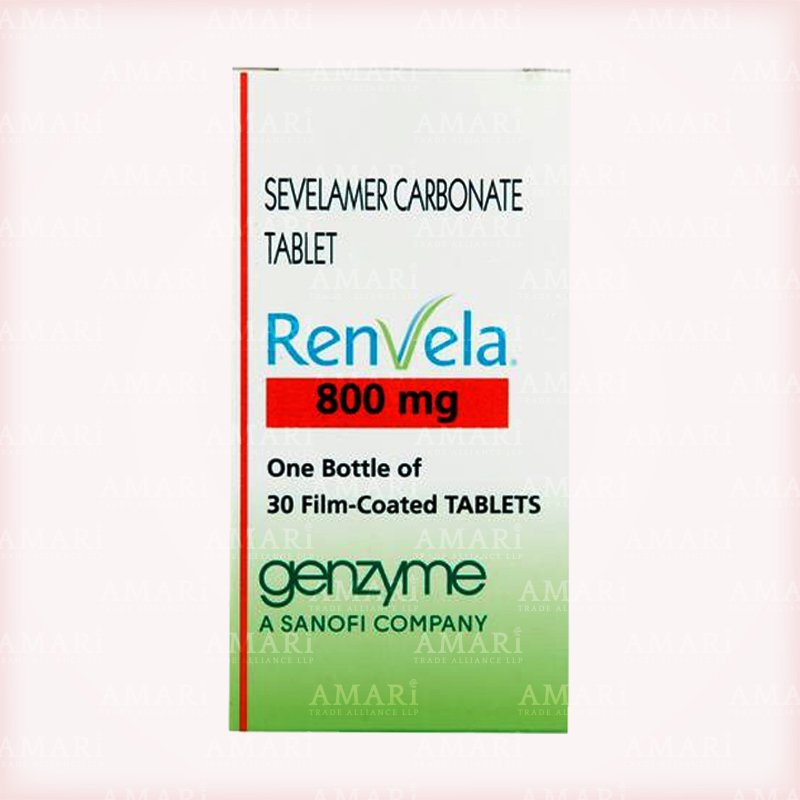 Renvela 800mg Sevelamer Carbonate Tablet