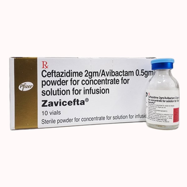 Zavicefta (Ceftazidime 2gm and Avibactam 0.5gm) Injection